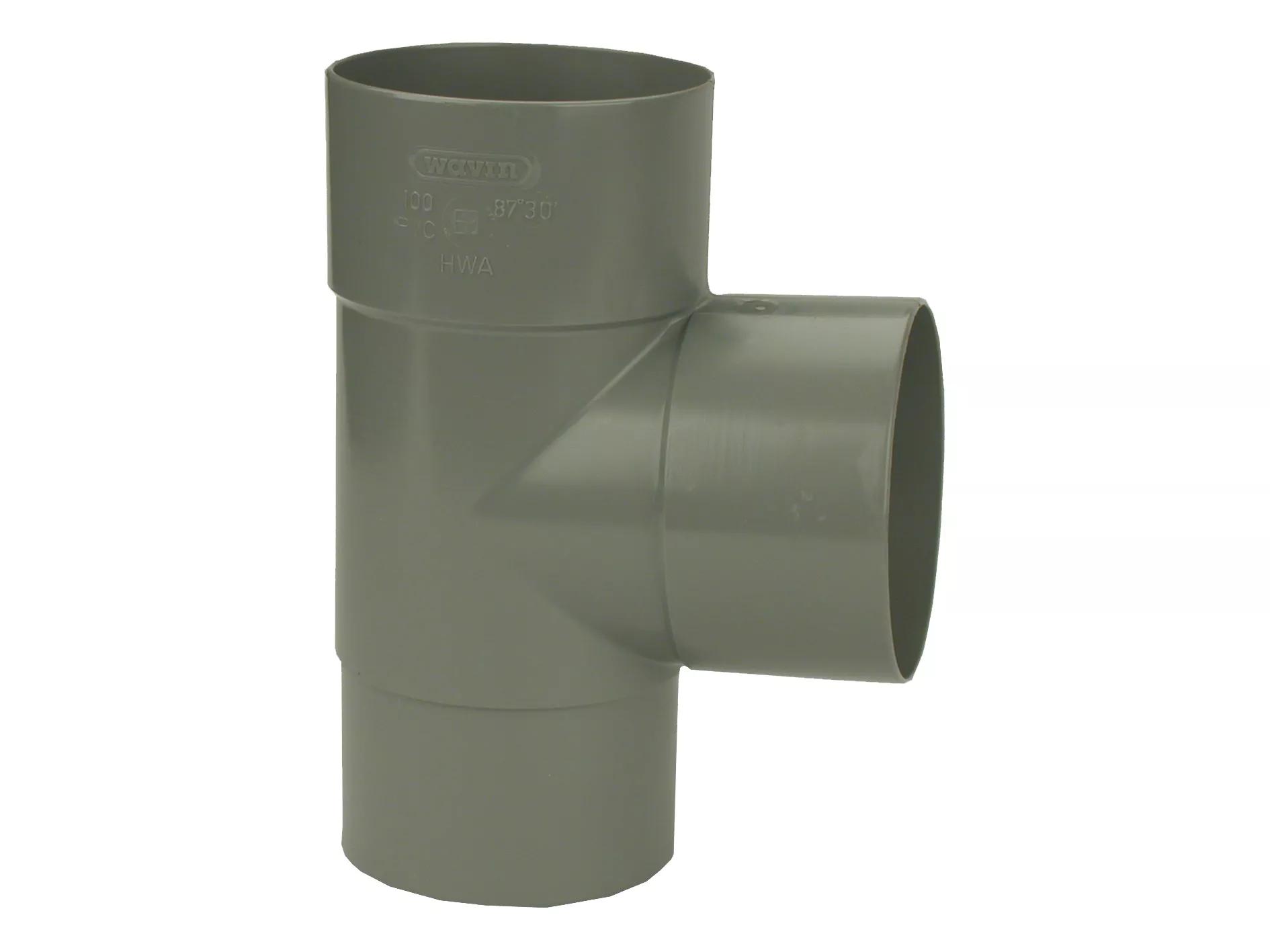 PVC HWA T-Stuk 87° GR 80 M/VS BC