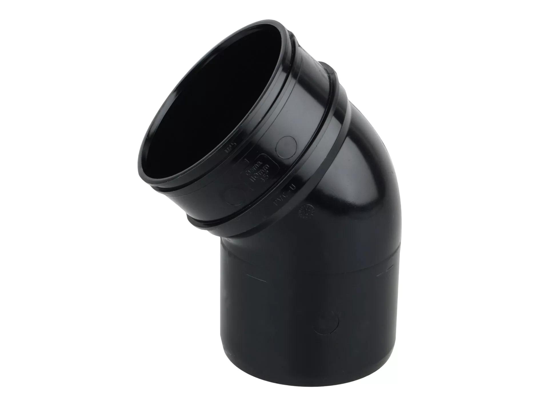 OsmaS PVCU Bend 45° BK 110 SW/S