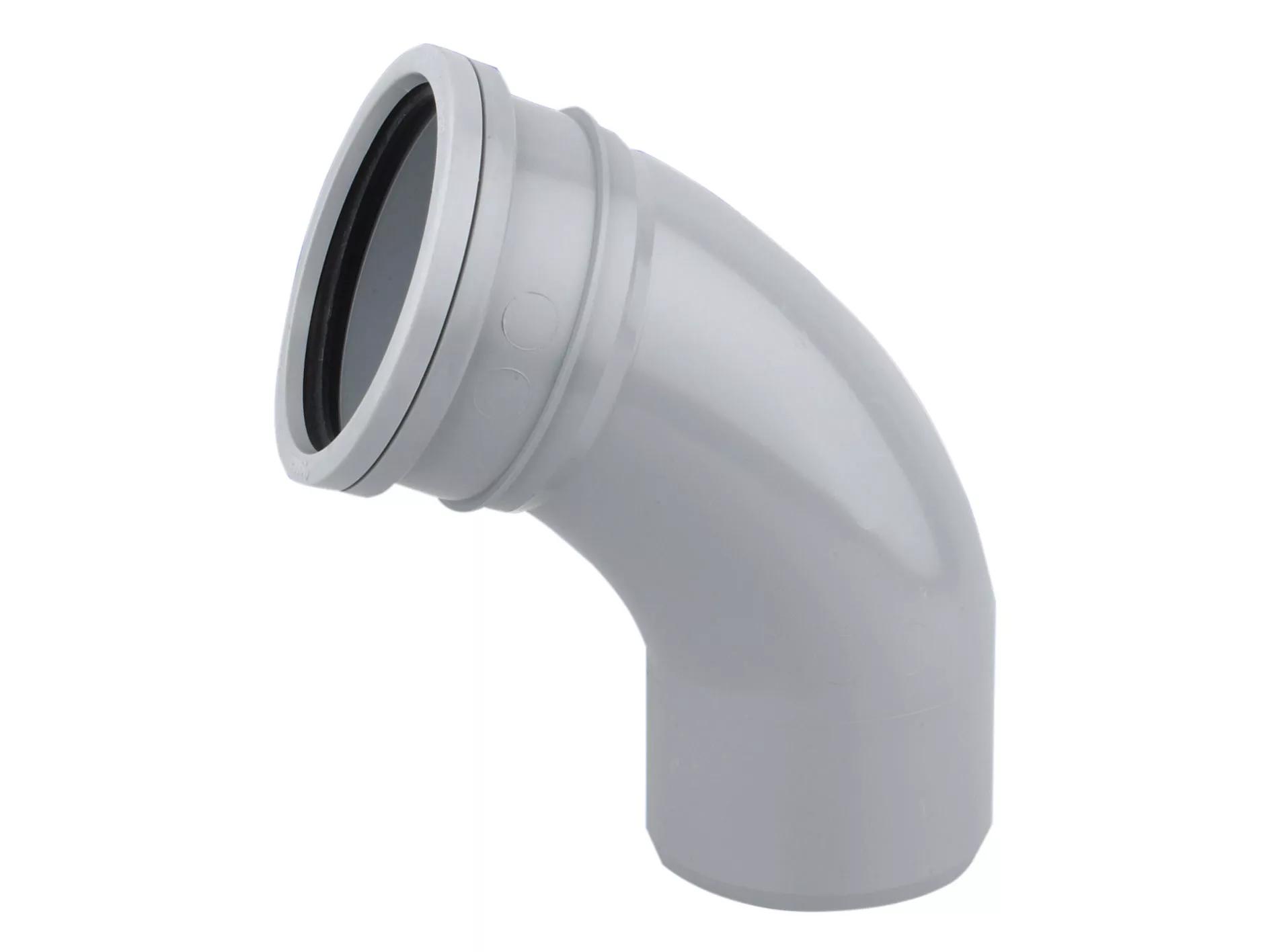 OsmaS PVCU Bend 67.5° GY 110 S/S