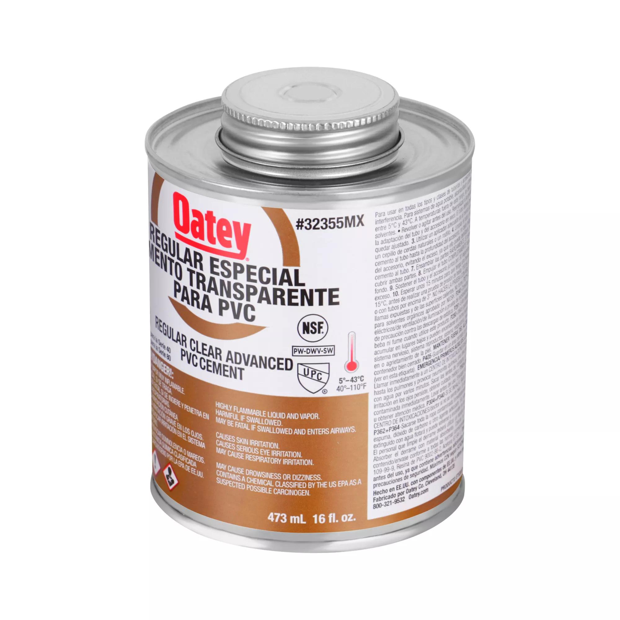 Cemento para PVC Claro Regular 16 oz