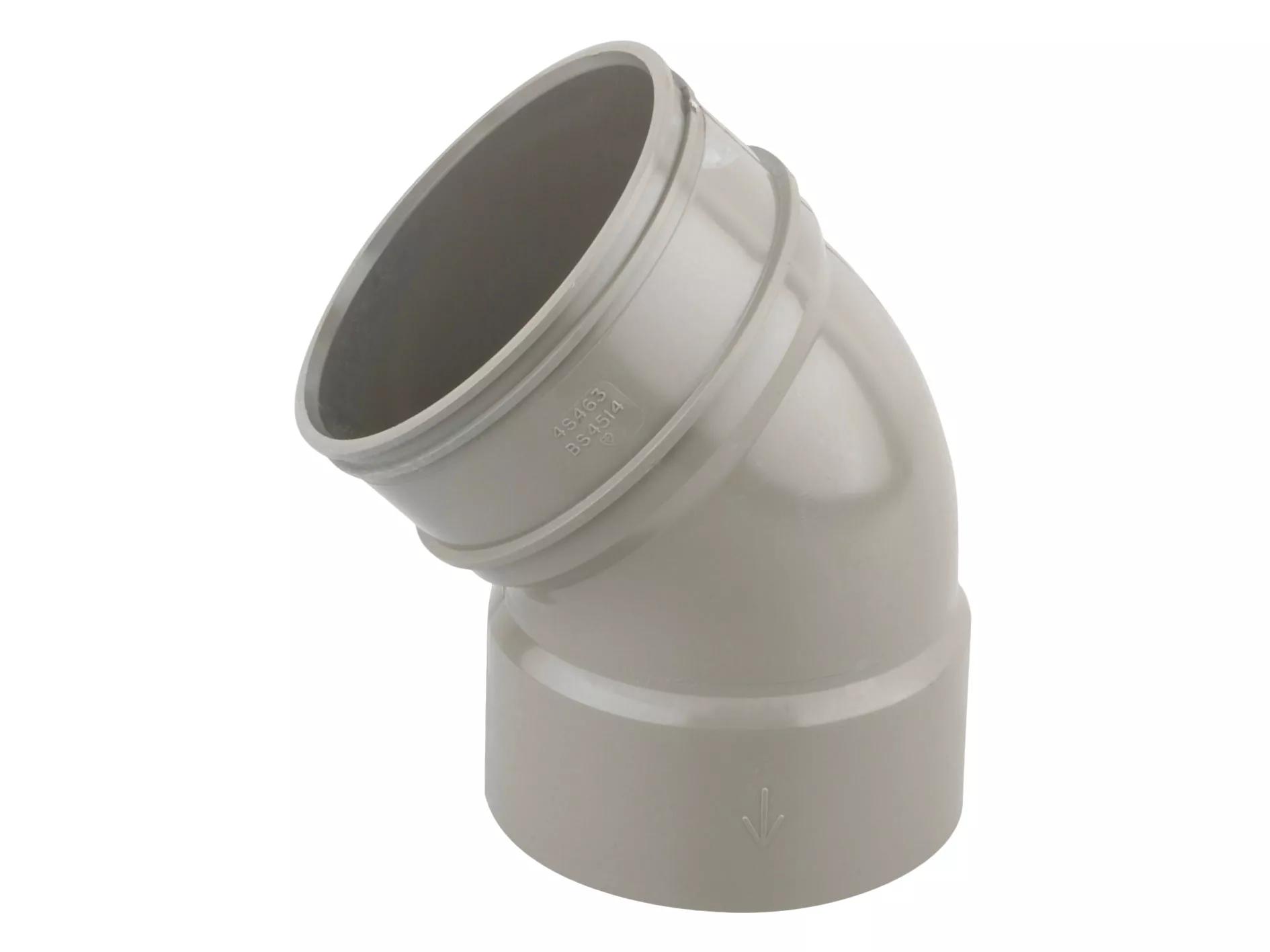 OsmaS PVCU Bend 45° E 160 D/SW