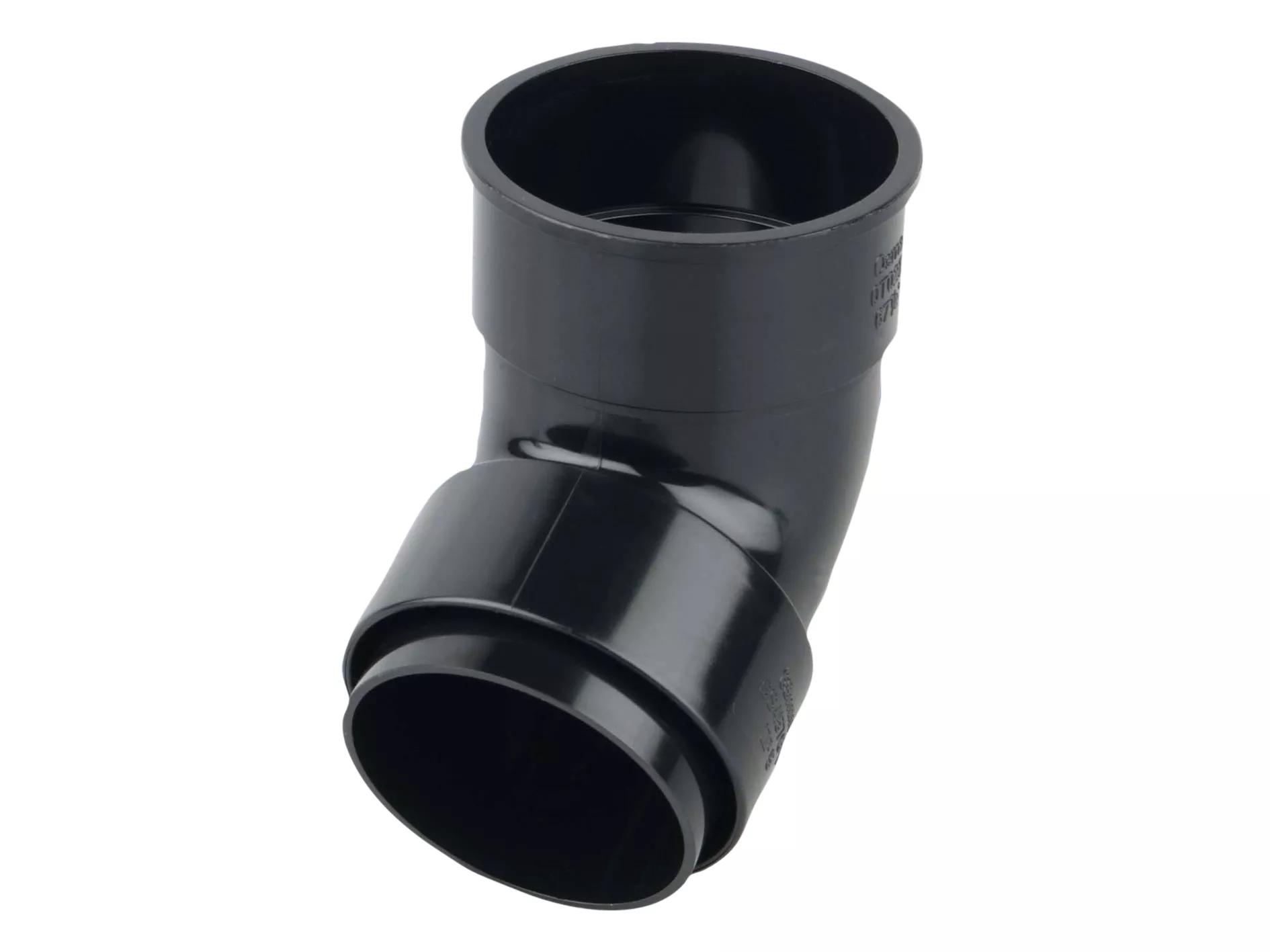 Wavin RoundLine Offset Bend Socket 68mm Black