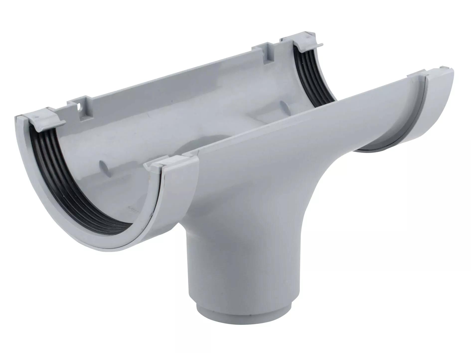 Osma Roundline Running Outlet Straight 112mm Grey - Product Specifications