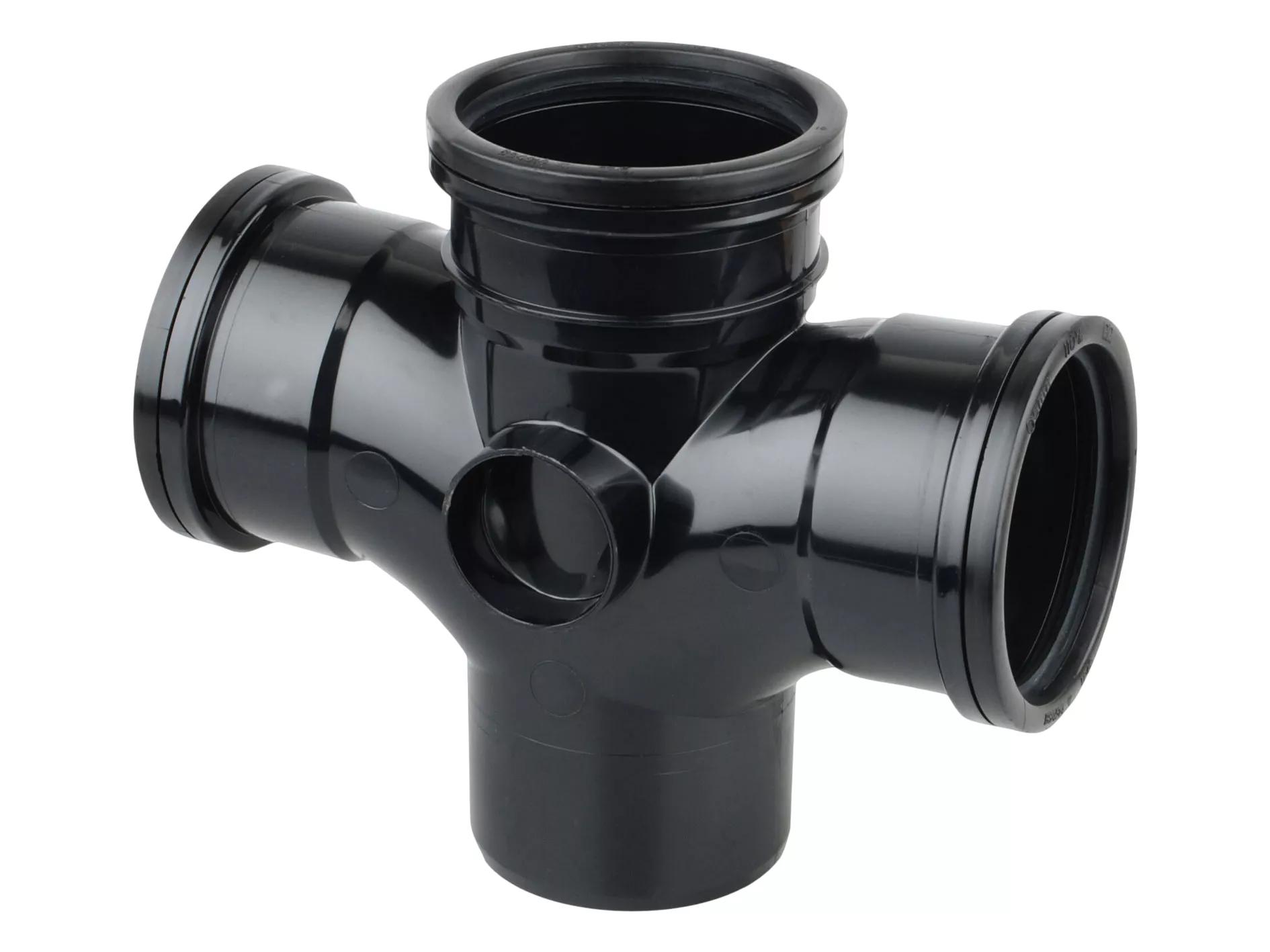 OsmaS PVCU D Brch 90° BK 110x110 S/S - Product Specifications