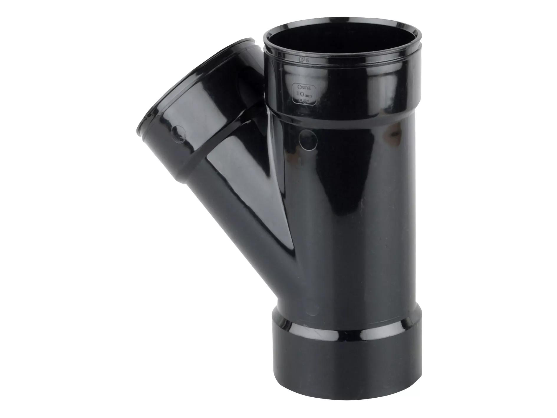 OsmaS PVCU Brch 45° BK 110x110 D/SW