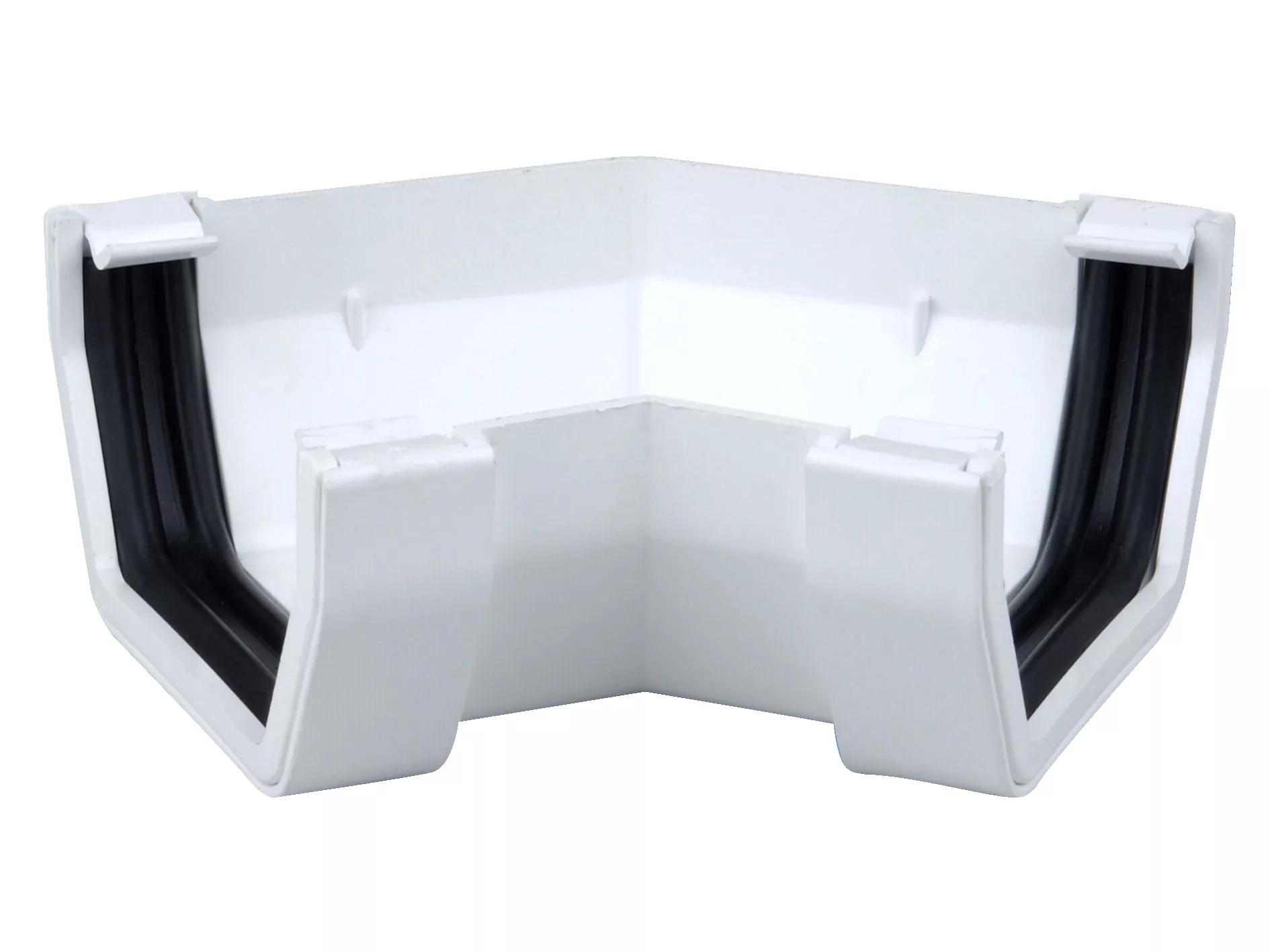 Wavin SquareLine Gutter Angle 45° 100mm White