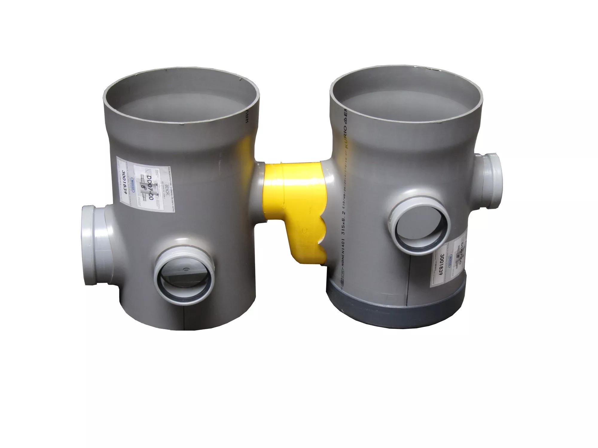 PVC Sifonput Dubbel 315 5X110 1X160