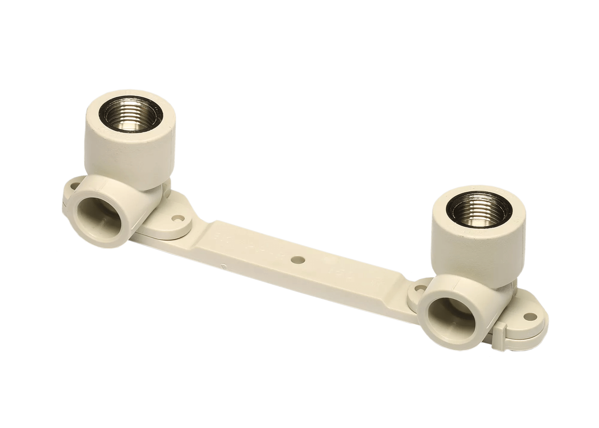 PPR Wall Elbow with Holder GY 20x1/2"