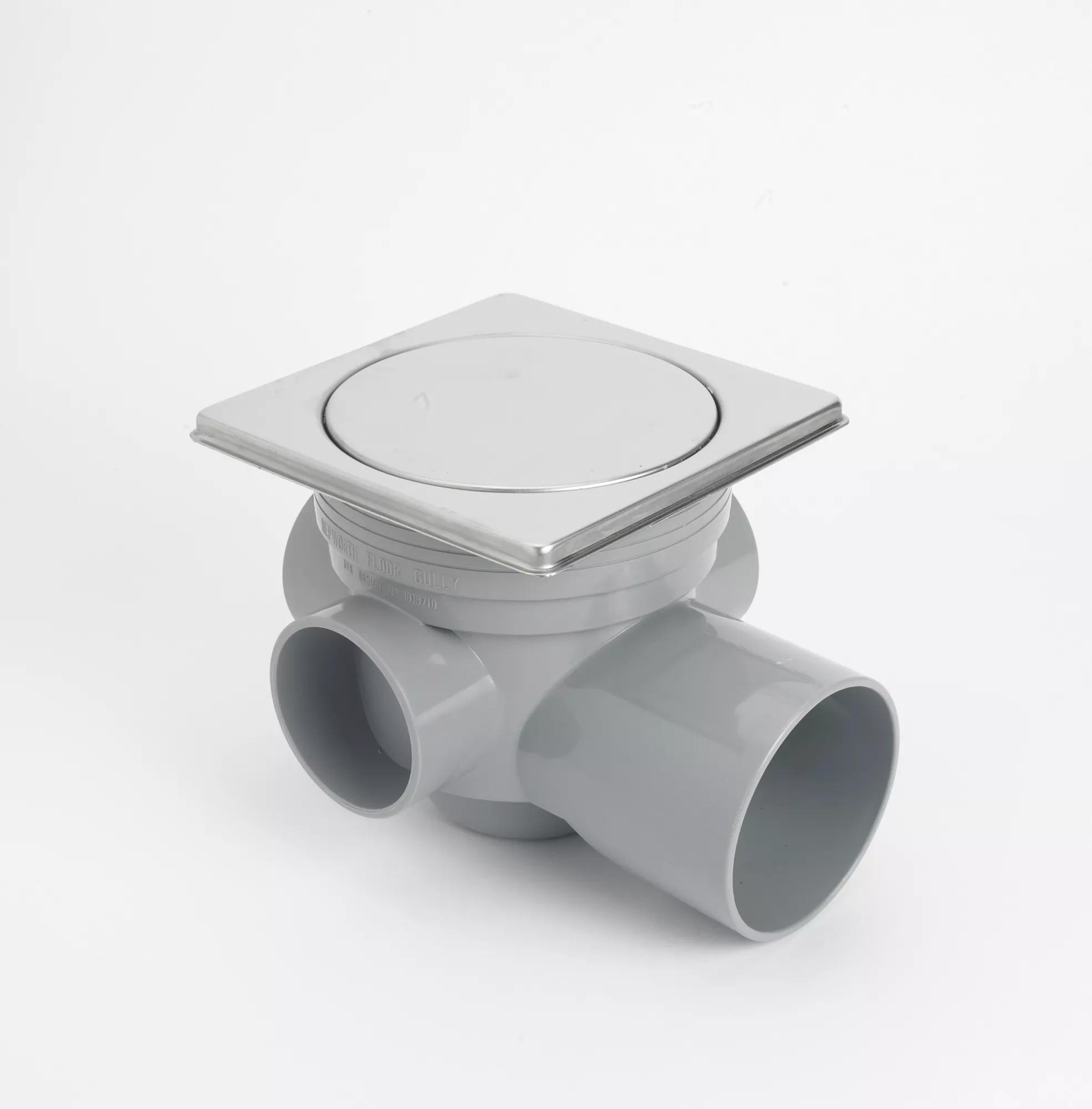 OsmaS PVCU Floor Gully Tile&Grid GY 82
