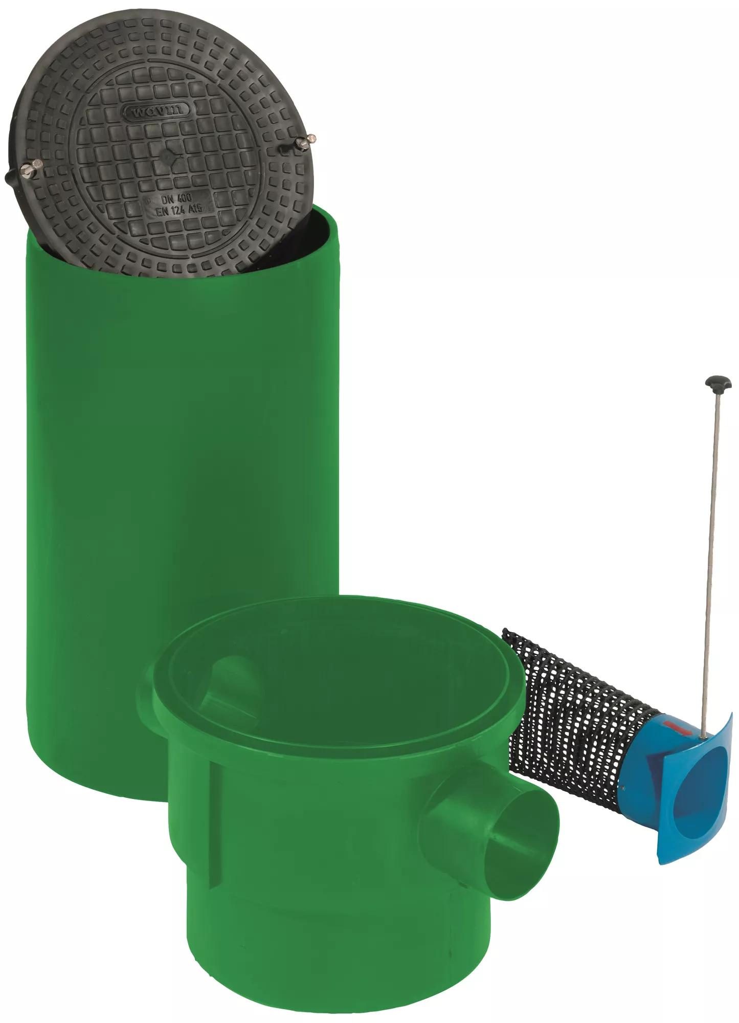 Wavin Grobfilterschacht DN400/125 Green H1,05