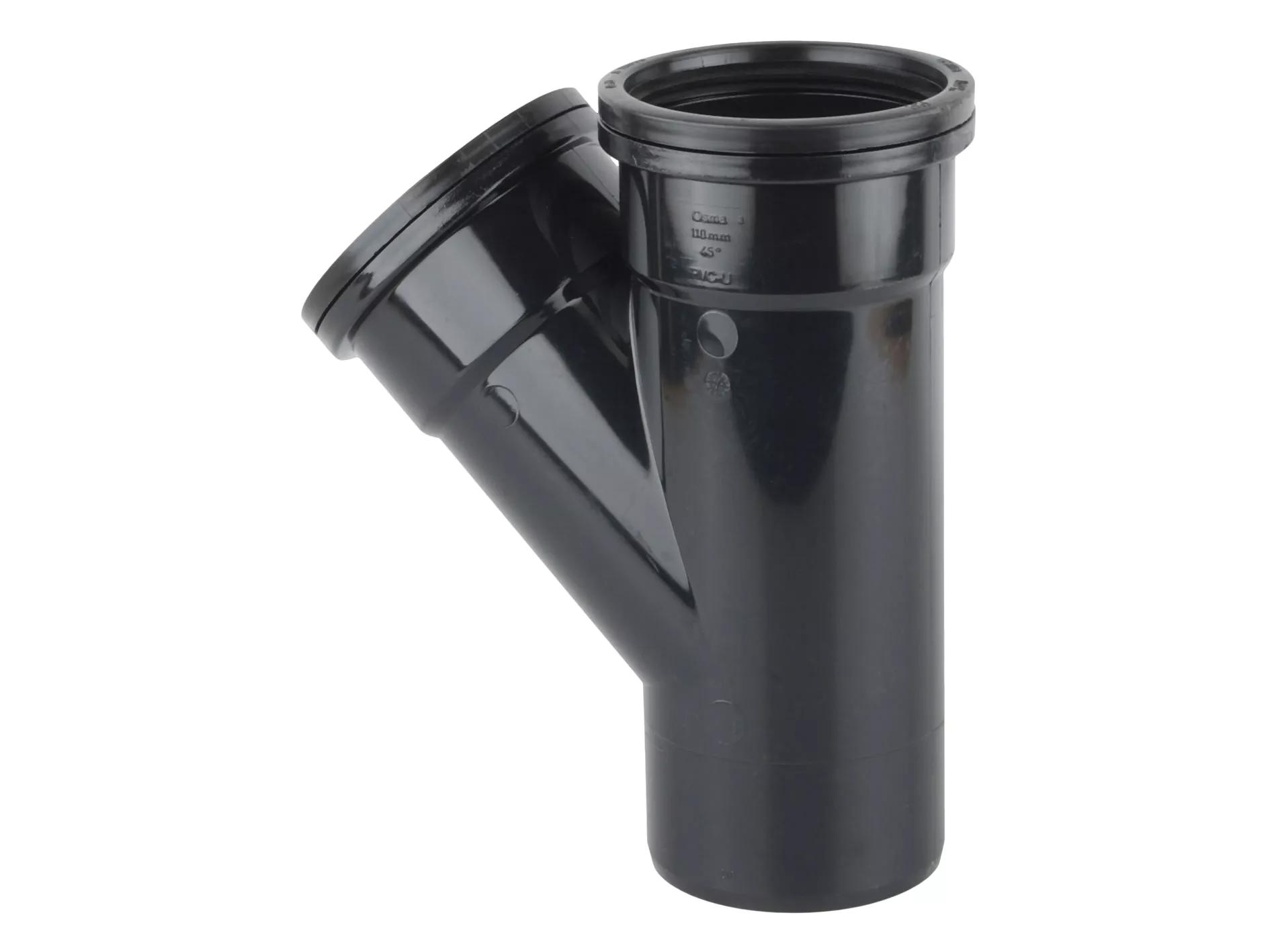 OsmaS PVCU Branch 45° BK 110x110 S/S - Product Specifications