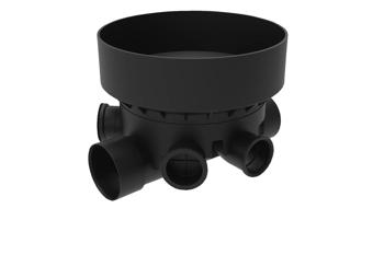 Wavin UR 500mm NIC UnE Base BK 150x110 D | Wavin