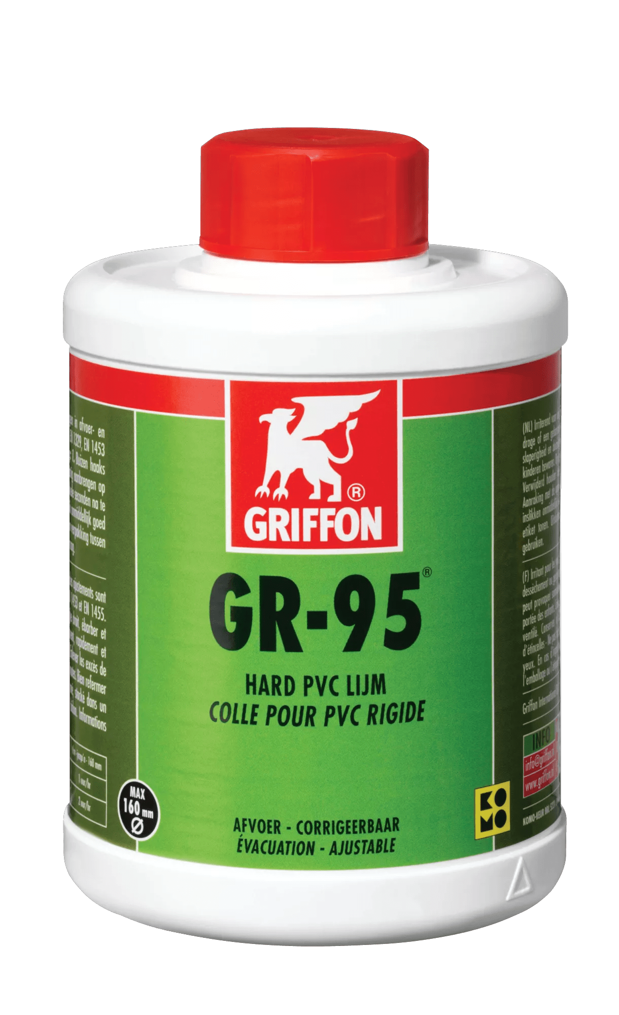 Griffon PVC Lijm dun afvoer GR-95 1000cc - Product Specificaties