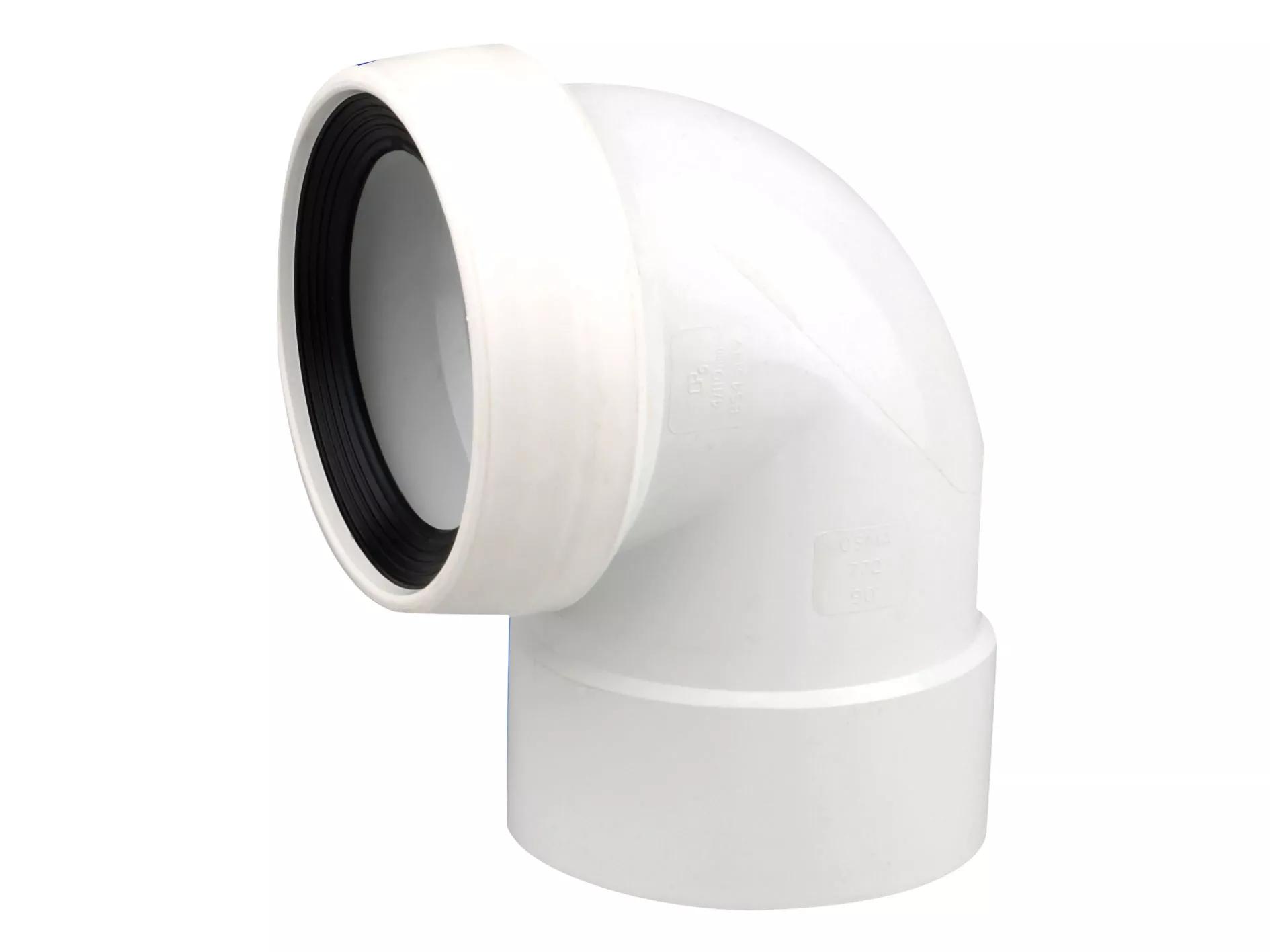 OsmaS PVCU WC Connector 90° WT 110 SW/S