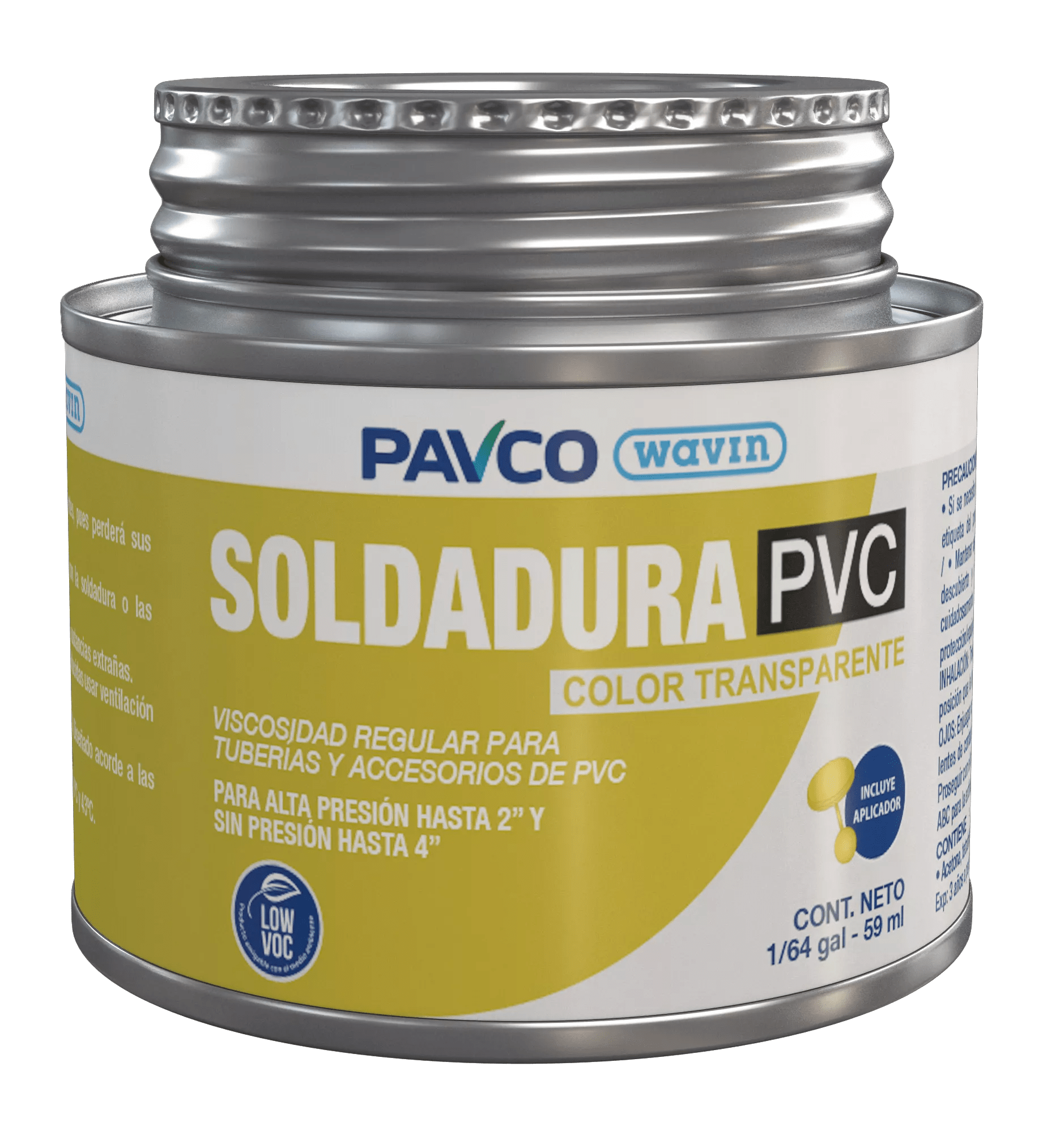 SOLDADURA PVC REGULAR 1/64 PAVCO WAVIN