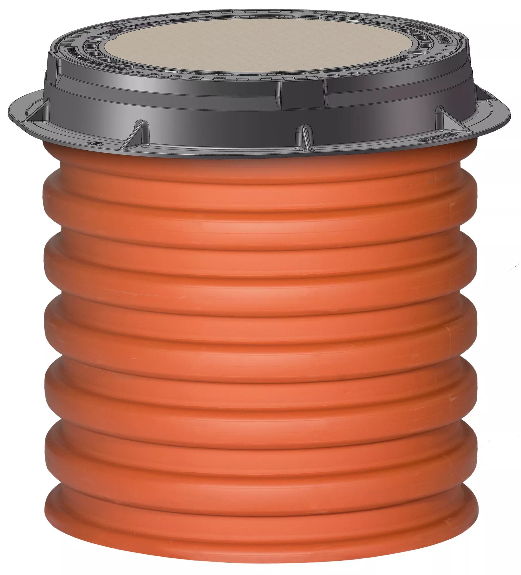 Wavin Q-Bic Plus I+R Schacht DN600 1,00m B125 m.L.