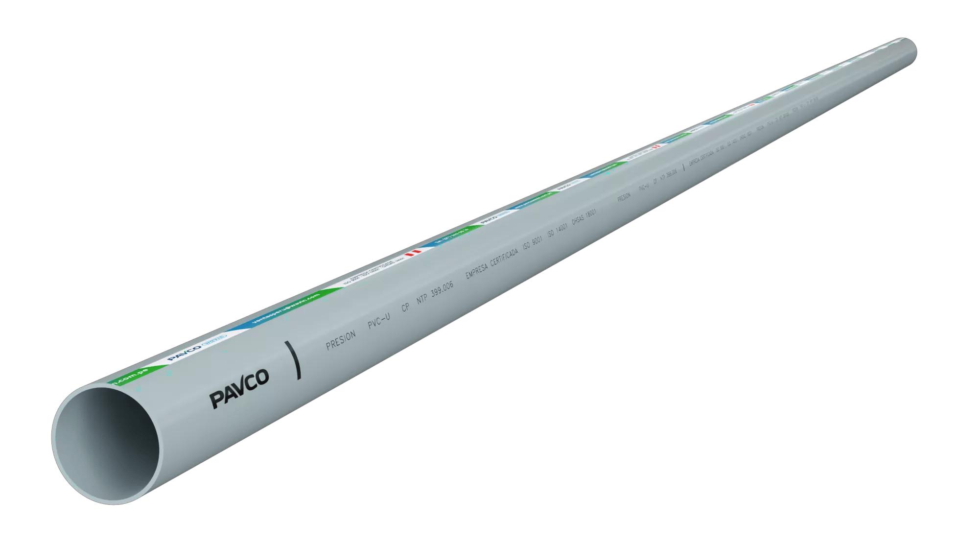 TUBERÍA PRESIÓN C-7.5 EC 1½ " PAVCO WAVIN - Especificaciones del producto