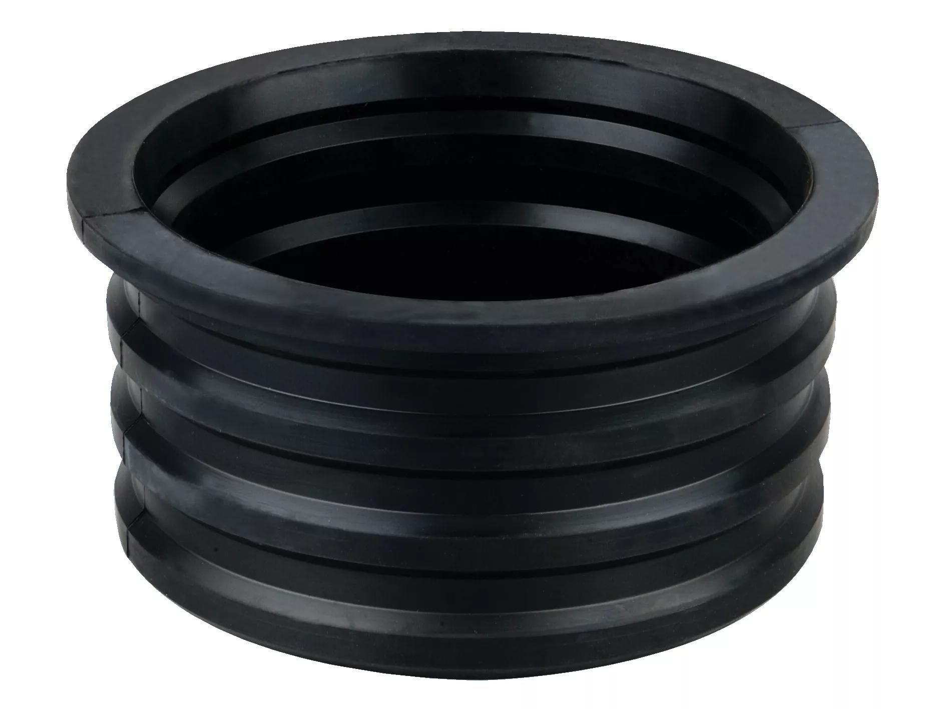 OsmaS Rubber 4" CI Socket Conn'r BK 110