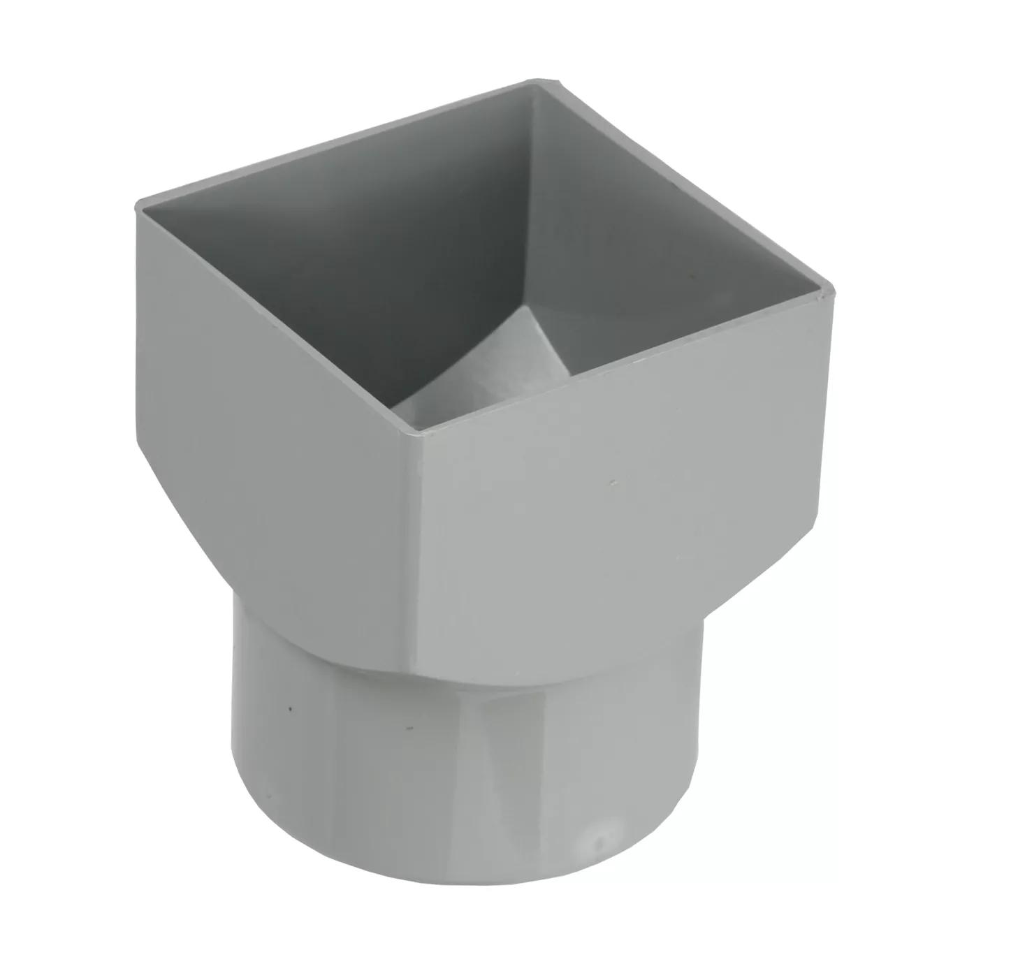 PVC EP Raccord Carré/Rond GR 100x100/100