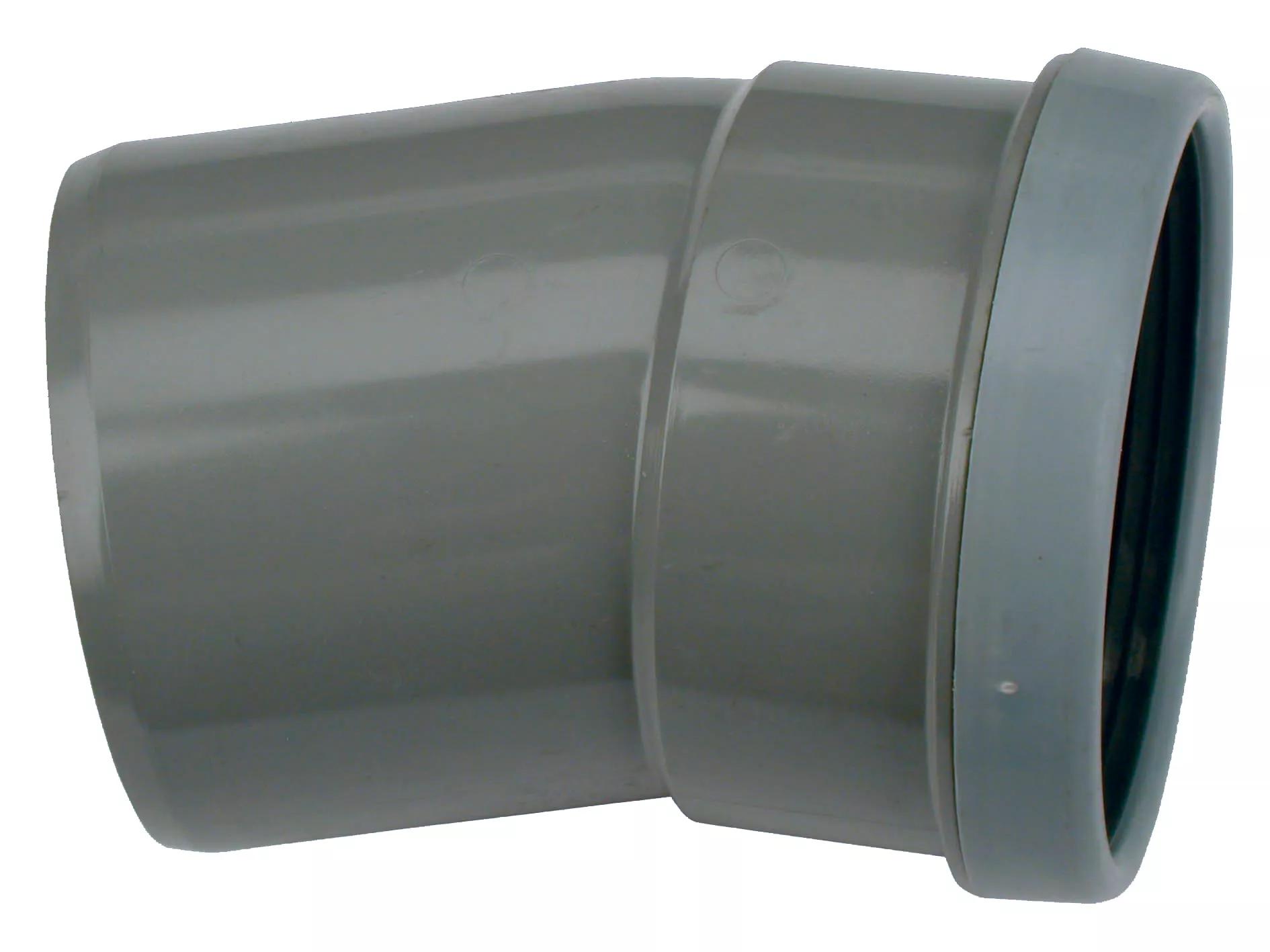 Wafix PVC M-Bocht 15° GR 110 SN8 M/S