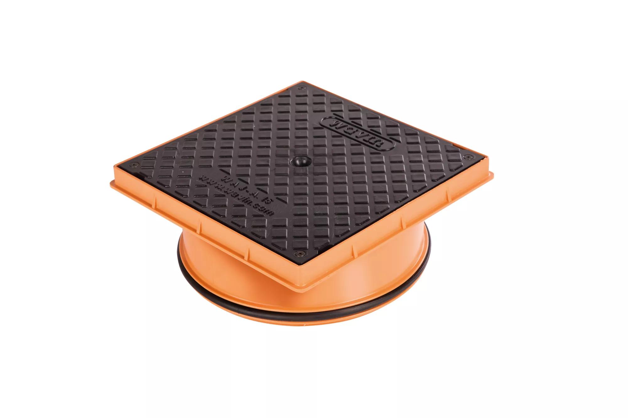 WAJ PVC Cover+Frame BK/RB 300