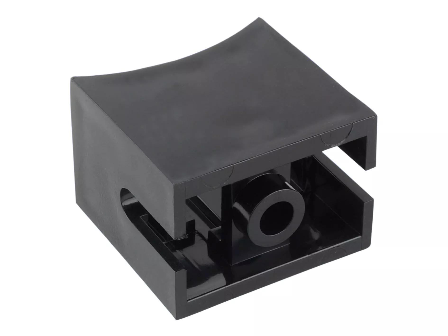 Osma Roundline Pipe Bracket Spacer 68mm Black - Product Specifications