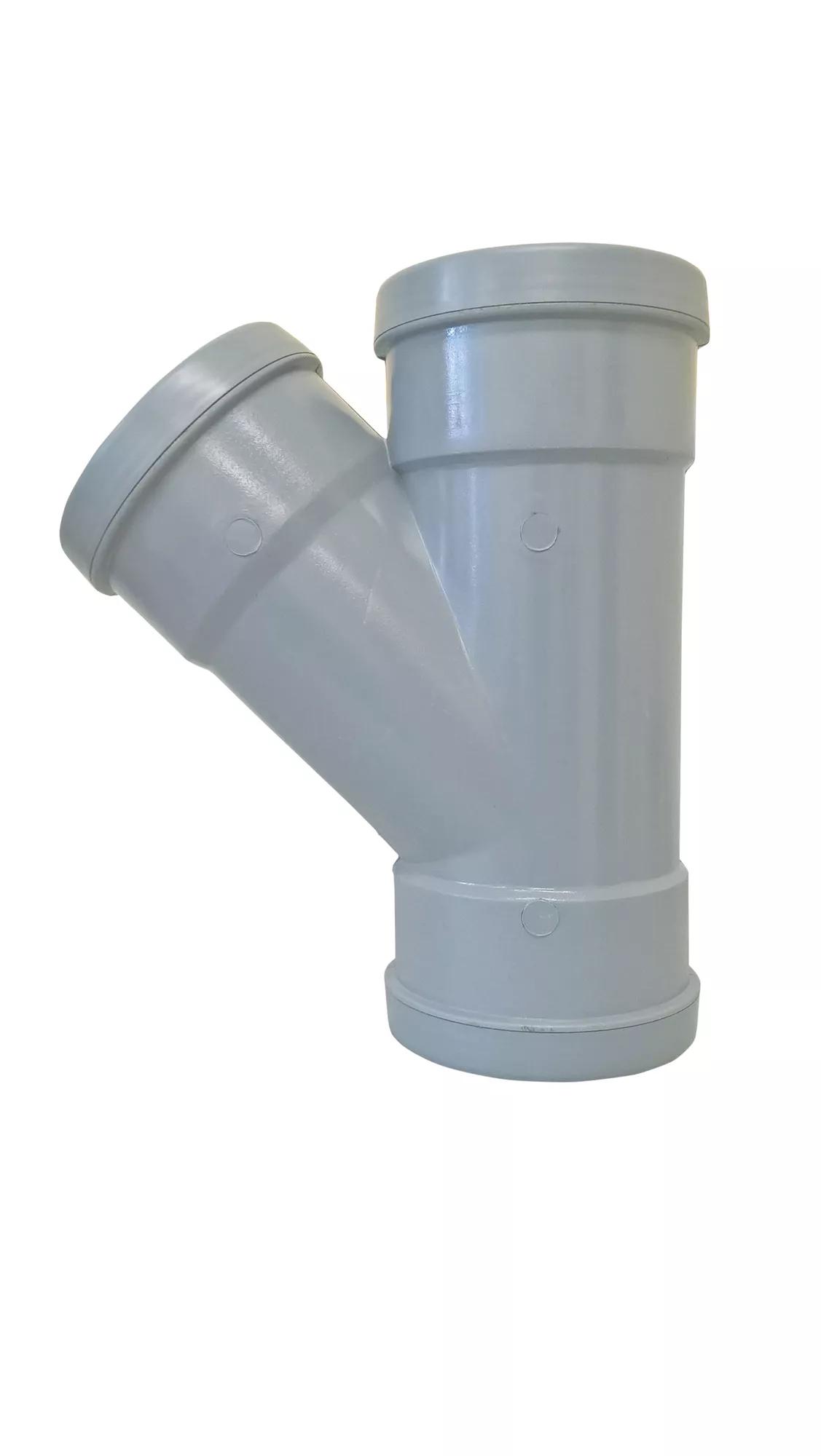 PVCU Soil Branch 45° GY 110 D/S S